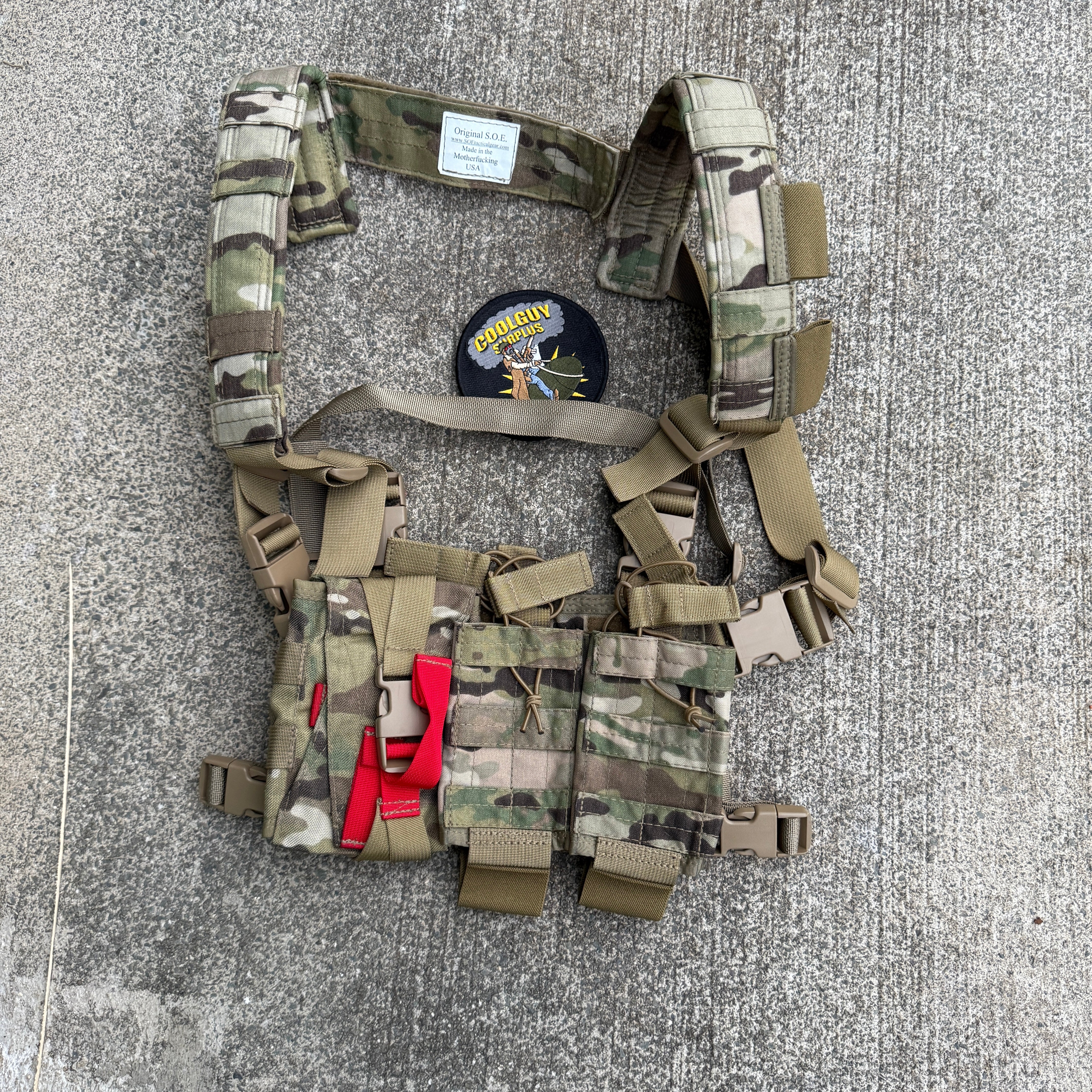 Original SOE Gear Multicam Stacked Micro Rig – COOLGUYSURPLUS